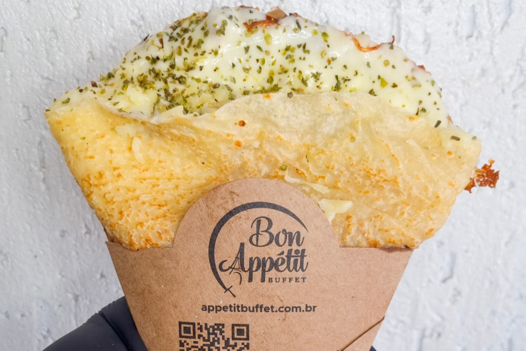 Crepe francês no cone